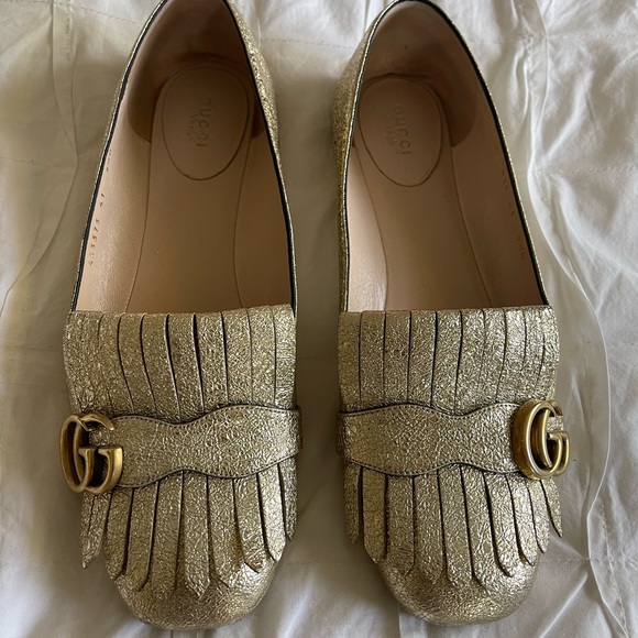 Shoes | Gucci Galassia Platino Flat | Poshmark